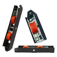 China Window Roller Double Plastic Wheel Pulley Aluminium Sliding Door Window Roller for sale