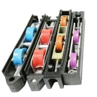 China Window Roller Double Plastic Wheel Pulley Aluminium Sliding Door Window Roller for sale
