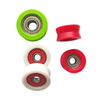 China 608z U Groove Pulley Wheel Sliding Door Roller Nylon Pulley Door & Window Roller for sale