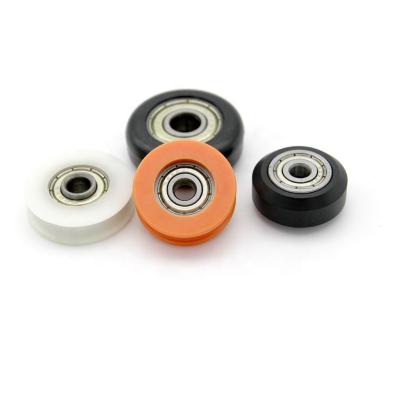 China Factory Direct Sales Plastik Rulman Tekerlek Cam Balkon Teker Aluminium Sliding Glass Balcony Wheels Bearings Rollers for sale