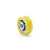 China U V O Groove Heavy Duty Sliding Gate Wheel  Track Plastic Roller for sale