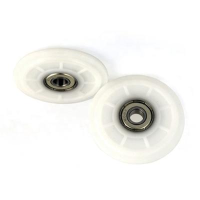 China Plastic Nylon Mobilya Tekeri Rollers Wheel for Wardrobe Door Accessories for sale