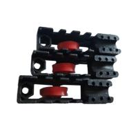 China Sliding Window Roller Zinc Plating Nylon Plastic Roller for UPVC Windows for sale