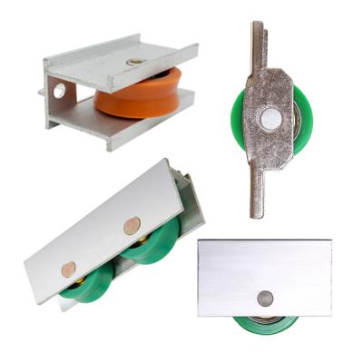 China Window Aluminum Single Roller Wheel Aluminium Alloy Sliding Door Wheel for sale