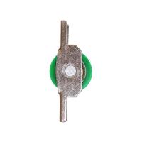 China Window Aluminum Single Roller Wheel Aluminium Alloy Sliding Door Wheel for sale