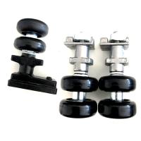 China Cam Balkon Teker Rulman Plastic Wheels for Sliding Window Carbon Steel Bearings Balcony Glass Balcony Caster Plastic Wheels for sale