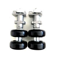China Cam Balkon Teker Rulman Plastic Wheels for Sliding Window Carbon Steel Bearings Balcony Glass Balcony Caster Plastic Wheels for sale