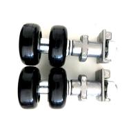 China Cam Balkon Teker Rulman Plastic Wheels for Sliding Window Carbon Steel Bearings Balcony Glass Balcony Caster Plastic Wheels for sale