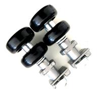 China Plastic Nylon Roller Slide Window Wheels Nylon Pulley Aluminium Miniature Ball Bearings for sale