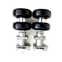 China Plastic Nylon Roller Slide Window Wheels Nylon Pulley Aluminium Miniature Ball Bearings for sale