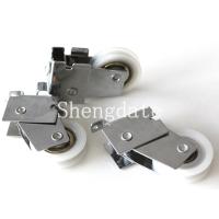 China Nylon Pulley Wheel Sliding Window Metal Door Roller Set Matex Roller Wheel for sale
