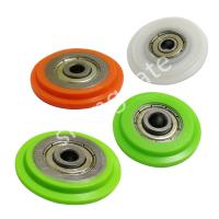 China Window Plastic Roller Wheel Furniture Wardrobe Roller Wheels With Bearings Cabinet Sliding Door Caster Wheel for sale