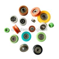 China Aluminum Sliding Door Bathroom Barn Door Roller Guide Glass Floor Guide Slide Gate Wheel for sale