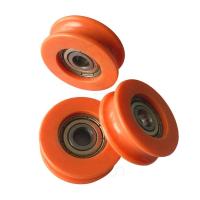 China Window Roller Door Wheel Nylon Small Pulley With Bearings U Groove Wheel Plastic Pulley Sliding Rollers Wheels For Aluminium Windows Bearings for sale