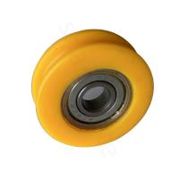 China Aluminum Sliding Door Bathroom Barn Door Roller Guide Glass Floor Guide Slide Gate Wheel for sale