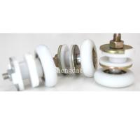 China sliding shower door hardware nylon ball bearing wheels glass sliding roller for sale