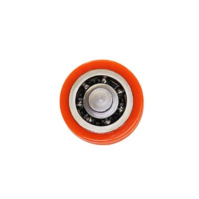 China Small V U Groove Aluminium Sliding Door Wheels plastic pulleys for sliding door and windows nylon roller for sale