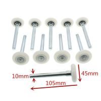 China Nylon Garage Door Roller Wheel Ball Sealed Bearing Heavy Duty Steel Bottom Rollers for sale