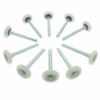 China Nylon Garage Door Roller Wheel Ball Sealed Bearing Heavy Duty Steel Bottom Rollers for sale
