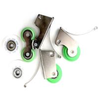 China Window Hardware Roller Pulley Door Aluminum Sliding Wardrobe Wheel Nylon Door and Window Roller Bearing Pulley for sale