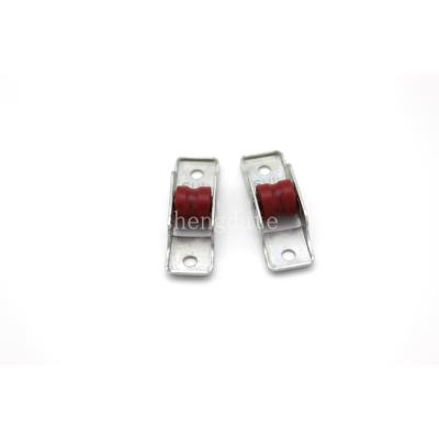 China Sliding Door Wheels 14mm 16mm U Groove Sliding  Flat Roller for sale