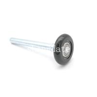 China 2 Inch Garage Door Roller with Inside 6201zz 6200zz Bearing Black for sale