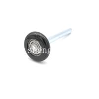 China 2 Inch Garage Door Roller with Inside 6201zz 6200zz Bearing Black for sale