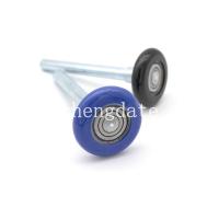 China 2 Inch Garage Door Roller with Inside 6201zz 6200zz Bearing Black for sale