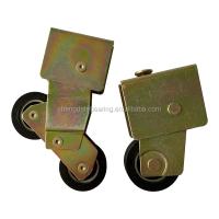 China Small V U Groove Aluminium Sliding Door Wheels Plastic Pulleys for Sliding Door and Windows Nylon Roller for sale