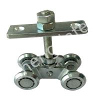 China hanging wheel sliding bearings track pulley wheels roller for sale