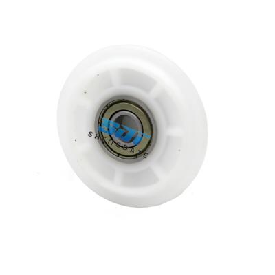 China 608ZZ Stainless Steel Sliding Wardrobe Door Roller 52mm 45mm Plastic Coated Ball Bearing for Modern Furniture for Apartments for sale
