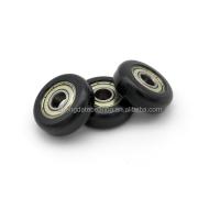 China Aluminum UPVC Sliding Window Roller U-shaped Groove Pulley Guide Wheel 625 Bearing for sale