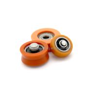 China Small Plastic Bearing Wheel Pulley for Glass Door and Aluminum Window Systems for sale