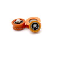 China Metal Wheel U Groove Pulley 6mm Diameter Steel Wire Deep Track Wheel Steel Wheel Galvanized Roller for sale