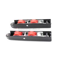 China Sliding Door Wheels Furniture Roller Nylon Single Wheel Cabinet Door Hardware for Wardrobe for sale