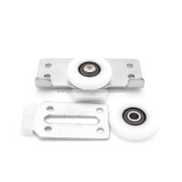 China Sliding Door Wheels Furniture Roller Nylon Single Wheel Cabinet Door Hardware for Wardrobe for sale