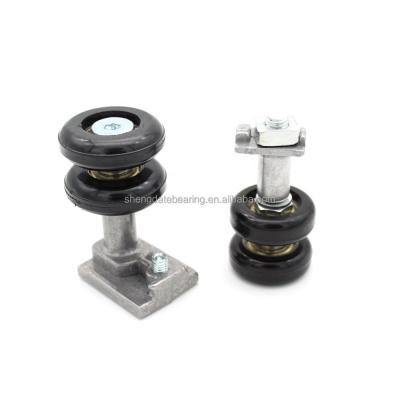 China Carbon Steel Nylon Balcony Glazing System Glass Balcony Wheel for Siding Window Roller Accessories for sale