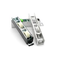 China Turkish Glass Balcony System Wheel Finish for Sliding Doors Plastic Pulley Wheels Door Aluminum Double Wheels for sale