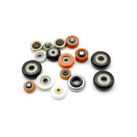China Wardrobe Door PU Pulley Wall Cabinet Wheel Side Window Wheel Sliding Door Roller for sale