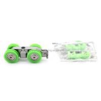 China Replacement Plastic Nylon Sliding Door Roller Wheels Silent for Cabinet Wardrobe Glass Door for sale