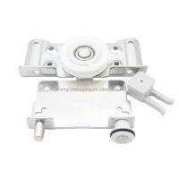 China Heavy Duty Nylon Plastic Sliding Door Roller Wheels Low Noise for Wardrobe Cabinet 60KG for sale