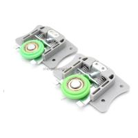 China Plastic Nylon Sliding Door Roller Wheel Set with Bearings Low Noise for Cabinet and Wardrobe for sale
