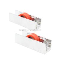 China Wear Resistant Aluminium Sliding Window Nylon Roller Pulley with Double Ball Bearings for sale