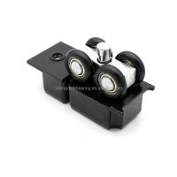 China Wide Groove Nylon Sliding Window Roller Pulley Wheel with Bearings for Aluminium Track for sale