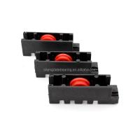 China Wide Groove Nylon Sliding Window Roller Pulley Wheel with Bearings for Aluminium Track for sale