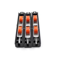 China Wide Groove Nylon Sliding Window Roller Pulley Wheel with Bearings for Aluminium Track for sale