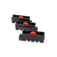 China High Speed Aluminium Sliding Window Nylon Pulley Wheels with Sealed Bearings Long Life for sale