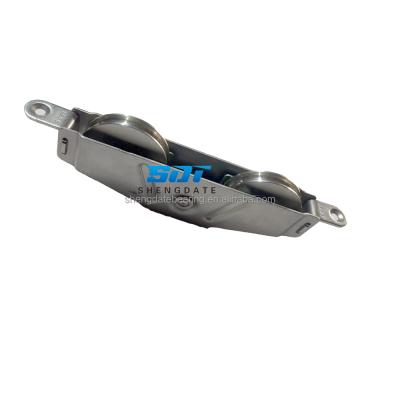 China Heavy Duty Door and Window Hardware Slide Door Double Wheels Nylon Pulley Rollers Sliding Aluminum Window Roller for sale