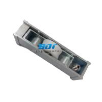 China Wheel Sliding Door Hanger with Anti-Derailment Bracketfor Sliding Wardrobe Closet Window Rollers for sale