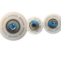 China Low Profile Window Sliding Roller Flat Type Single Bearing Wheel for Slim UPVC Aluminum Frame for sale